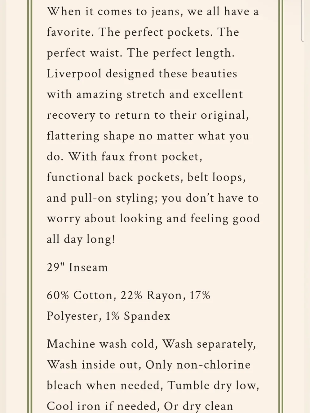 Liverpool Jeans Company | Jeans | Nwot Liverpool Jeans Company High ...
